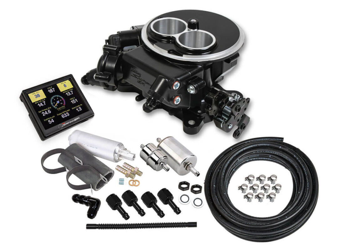 HOLLEY Sniper 2300 EFI Master Kit Black Finish 550-850K