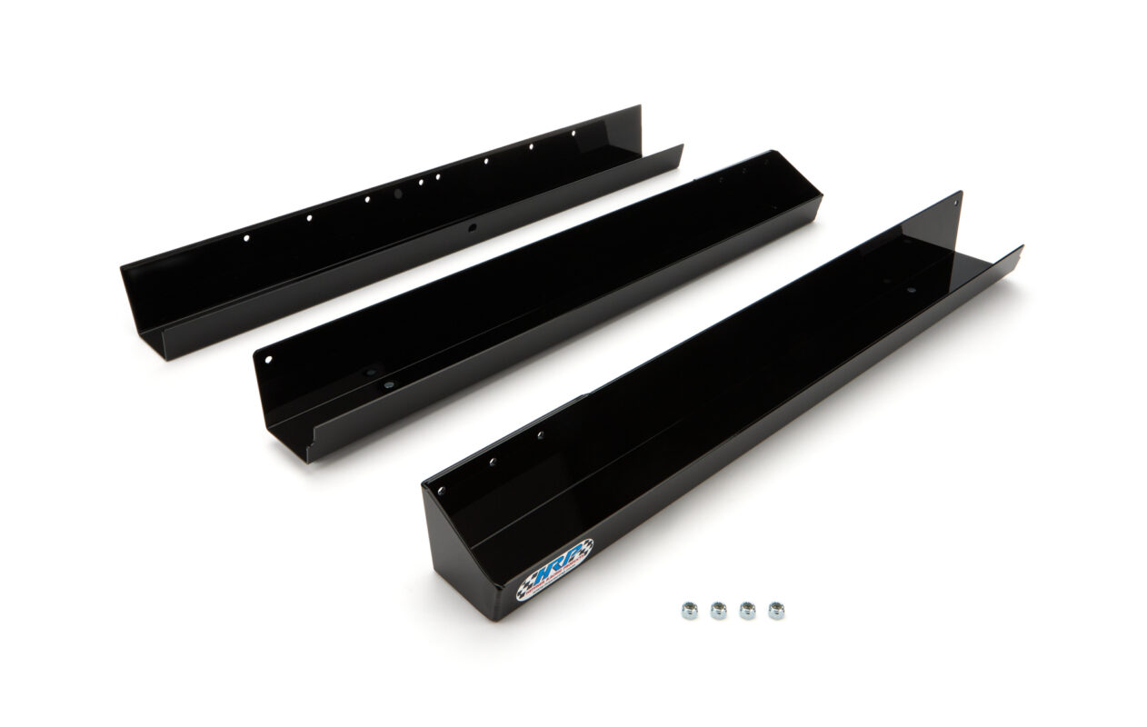 HEPFNER RACING PRODUCTS Top Wing Wall Tray Black Adjustable HRP6550-BLK