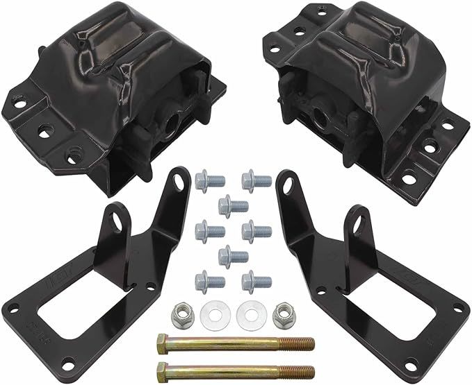 ICT BILLET 88-98 Chevy 4WD P/U LT Swap Engine Mount Kit 5510-KIT552EM