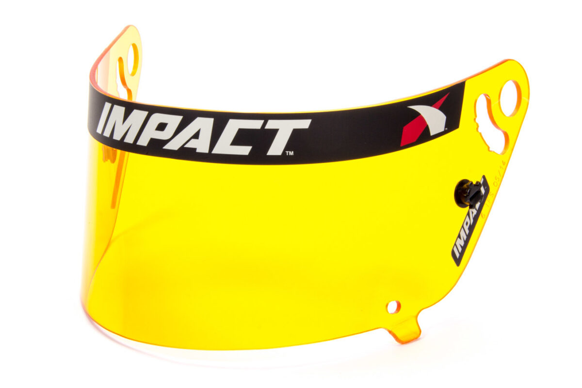 IMPACT RACING Shield Amber Anti-Fog 1320 Air Drft/Super Sprt 19399904