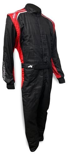IMPACT RACING Suit Racer 2.0 1pc XX-Large Black/Red 24222707