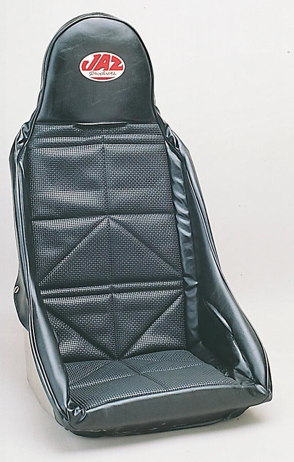 JAZ Drag Race Seat Cover Black Vinyl 150-301-01