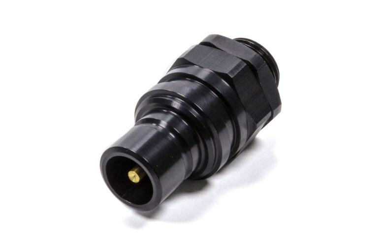 JIFFY-TITE Q/R #8 Male O-Ring Boss Plug Valved Black 52108