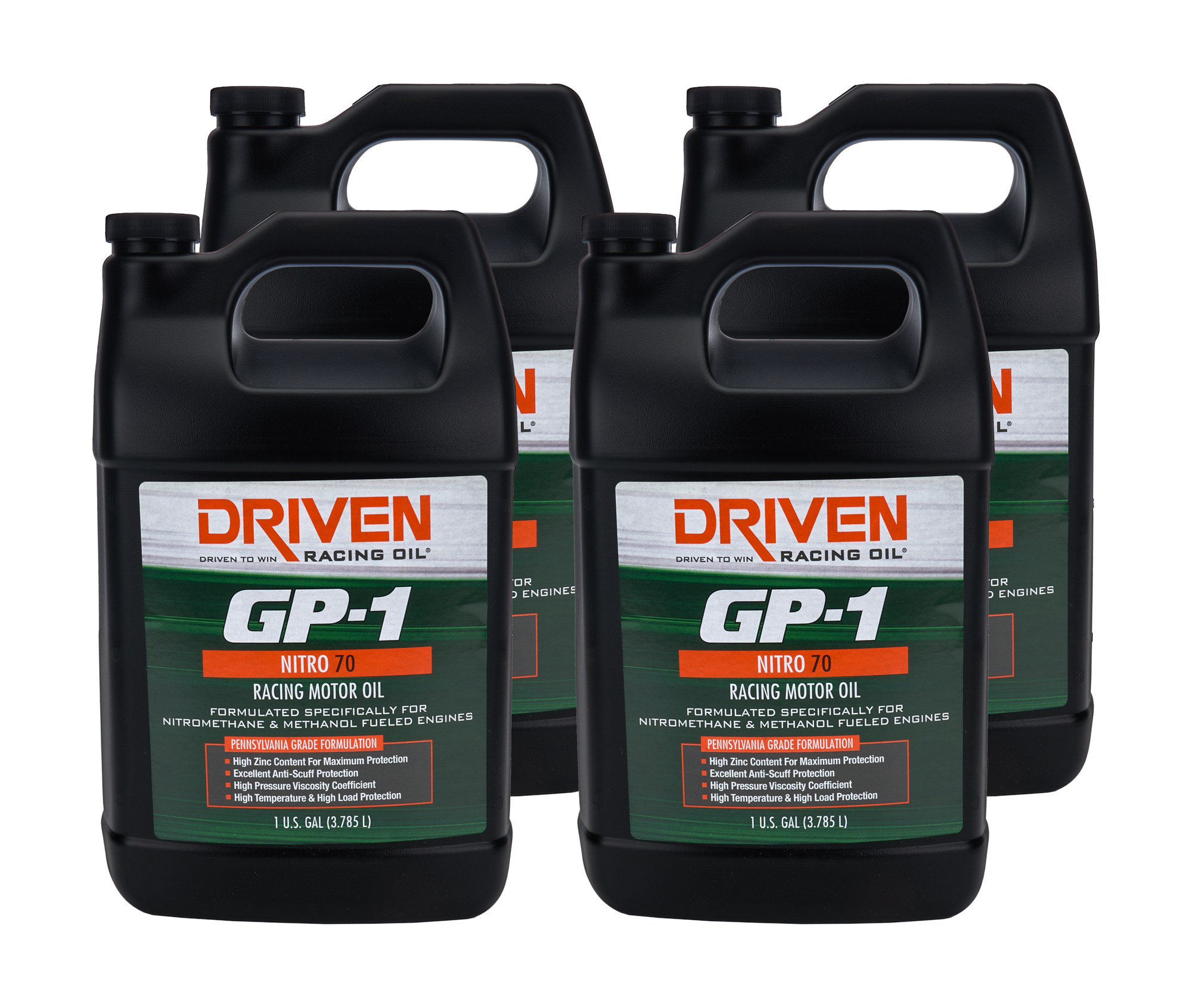 DRIVEN RACING OIL Nitro 70 Case 4x1 Gallon 19708-4