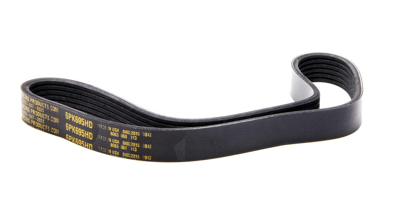 JONES RACING PRODUCTS Belt Serpentine 37.008in 6- Groove 6PK-940 HD