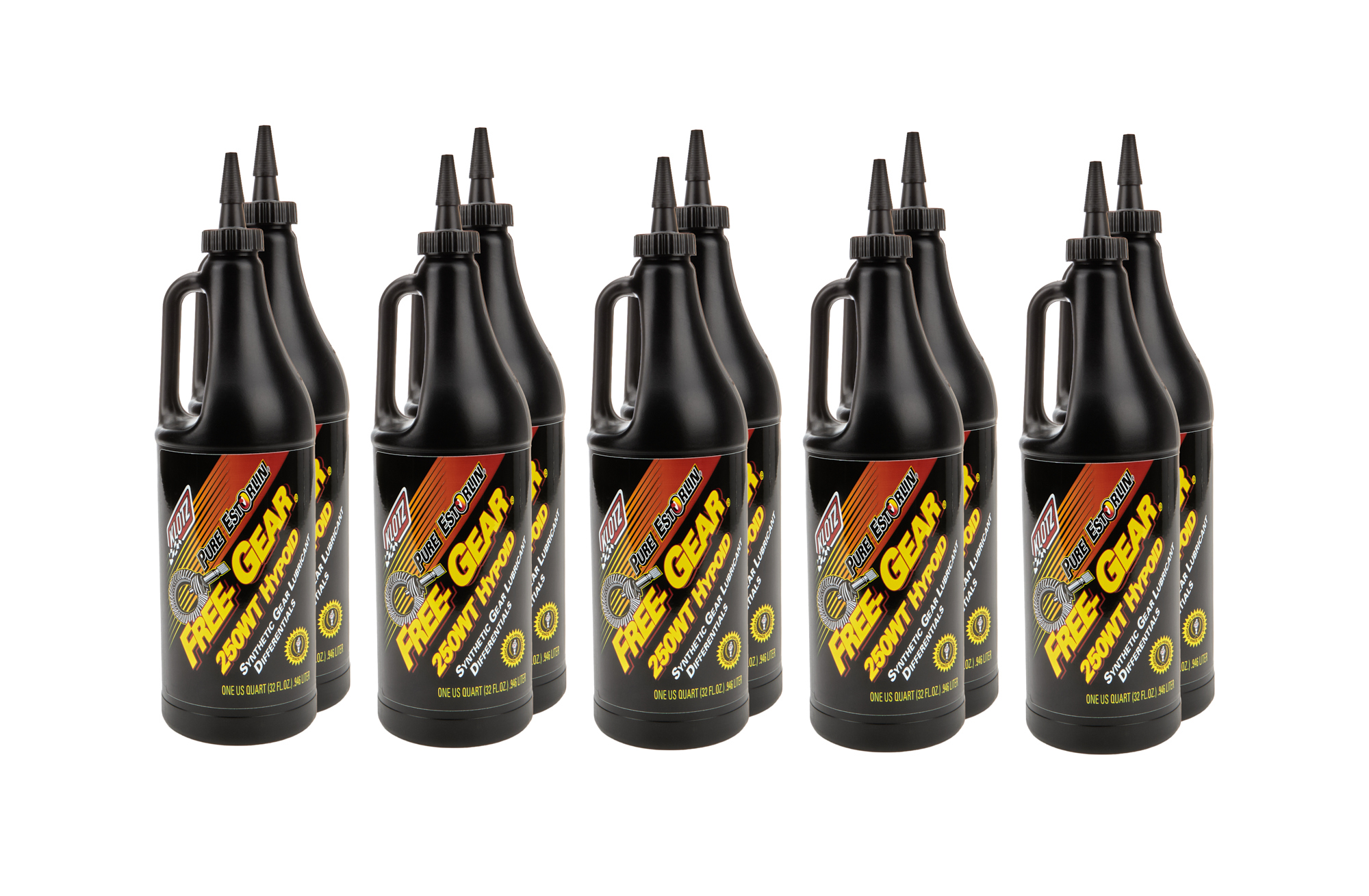 KLOTZ SYNTHETIC LUBRICANTS Pure Estorlin Gear Oil 250WT Case 1 Quart KE-996
