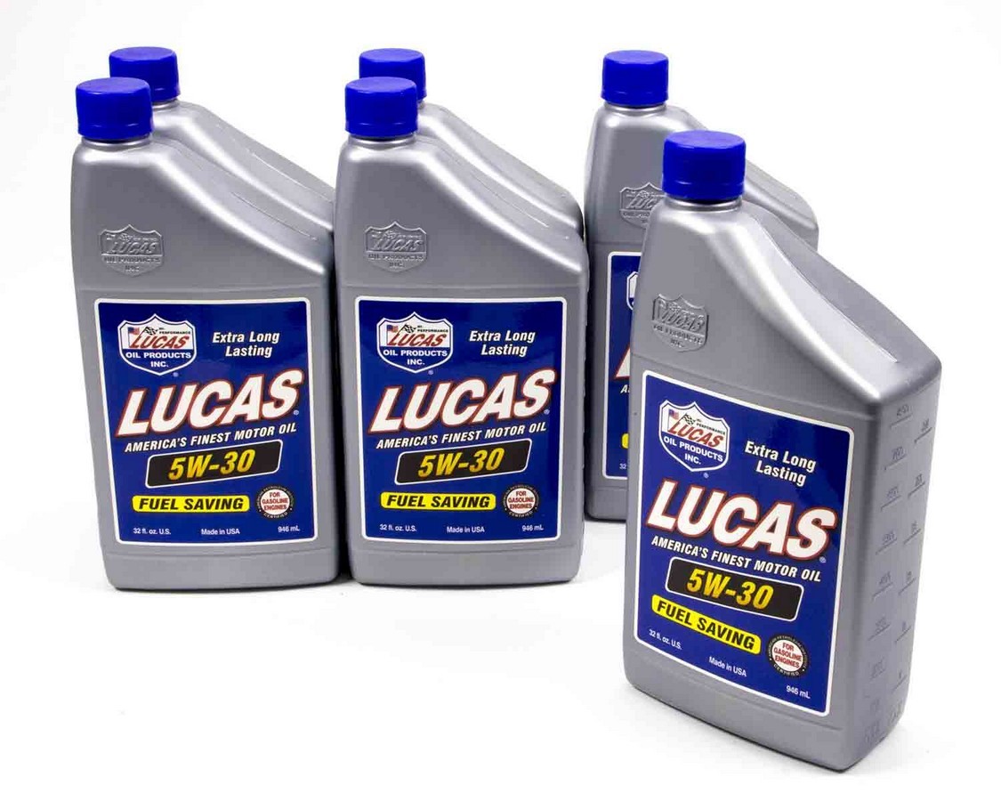 LUCAS OIL SAE 5w30 Motor Oil 6x1 Quart 10474