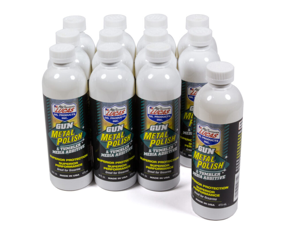 LUCAS OIL Gun Metal Polish Case 12 x 16 Ounce 10880