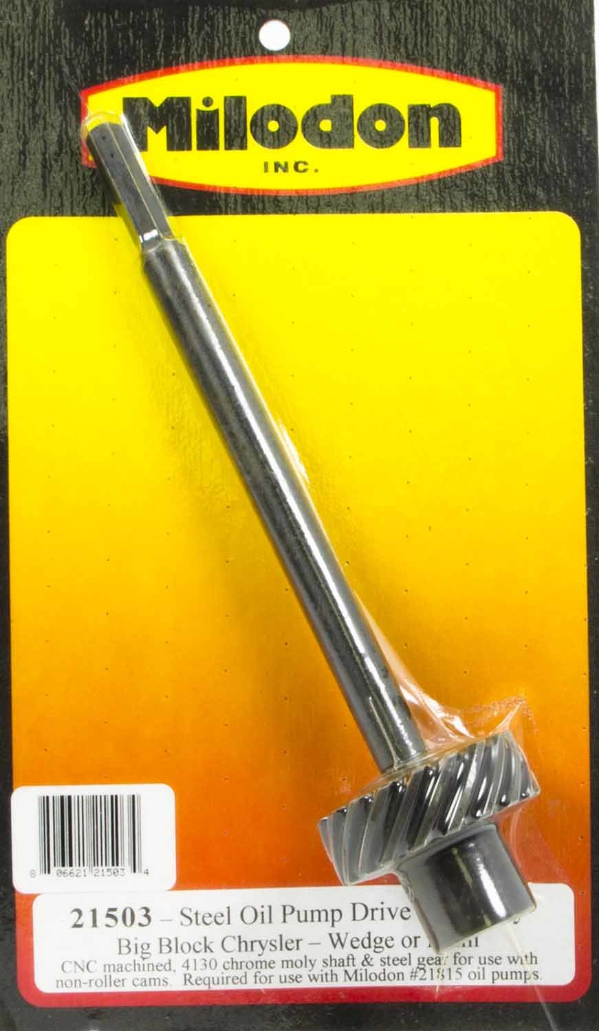 Milodon Bbm Steel Oil Pump Drive Gear 21503