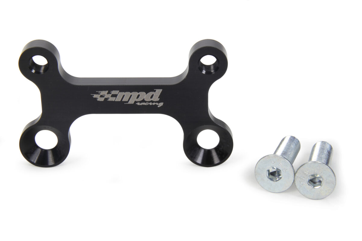 MPD RACING Brake Bracket Front Mount Winter Style Black MPD28315