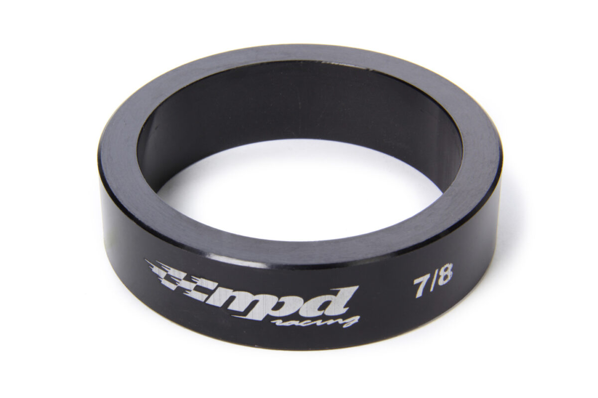 MPD RACING 7/8in Axle Spacer Billet Aluminum Black MPD87005