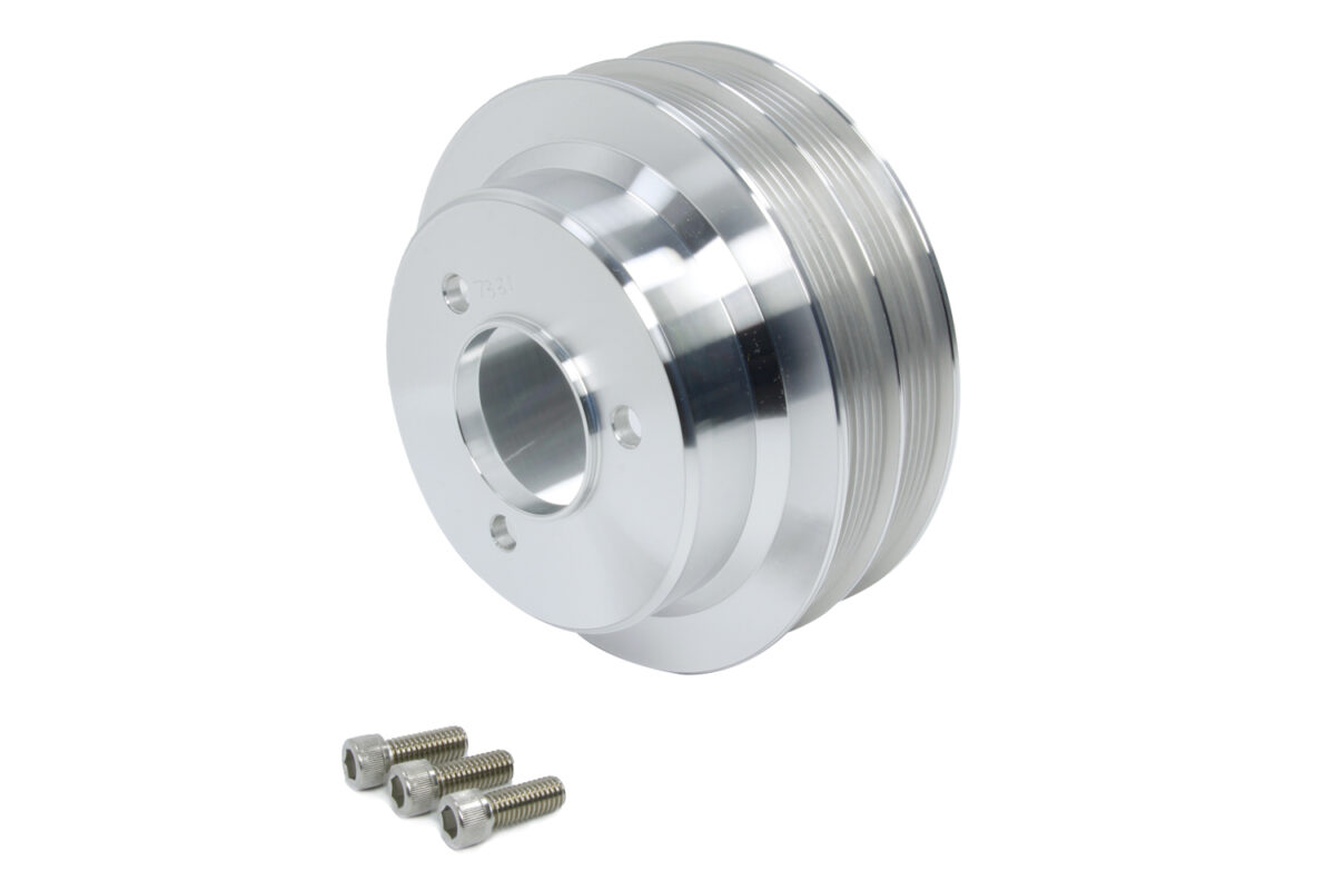 MARCH PERFORMANCE BBC Crank Pulley Natural Serpentine 7331