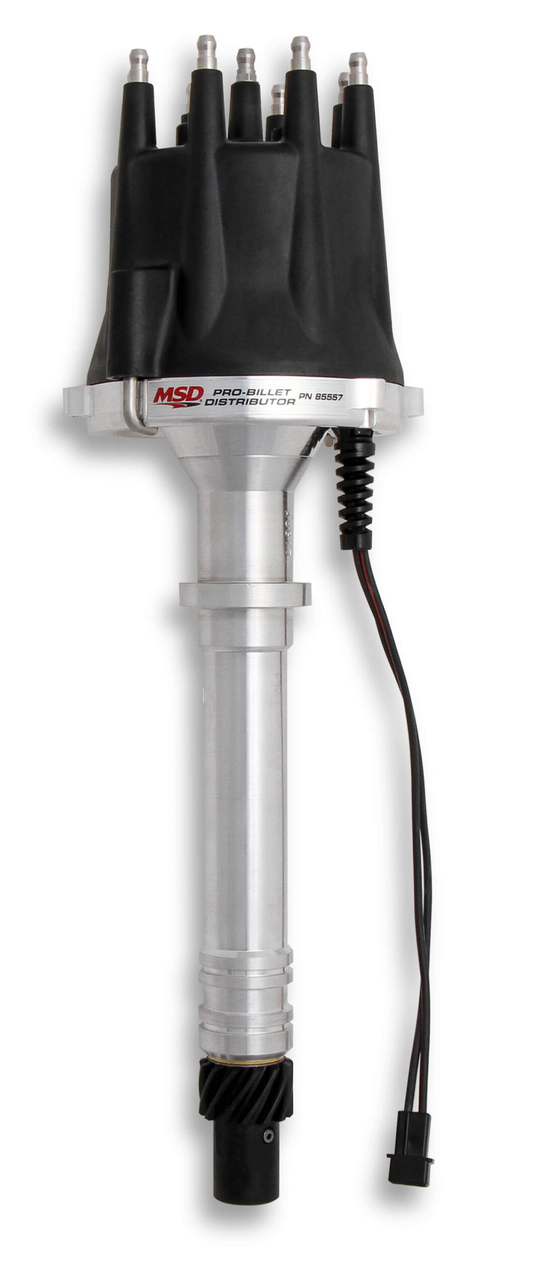 MSD IGNITION Chevy V8 Distributor Pro-Billet w/Black Cap 85557