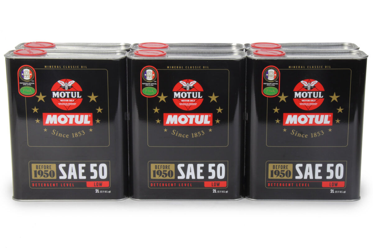 MOTUL USA Classic Oil SAE 50w Case 6 x 2 Liter 104510