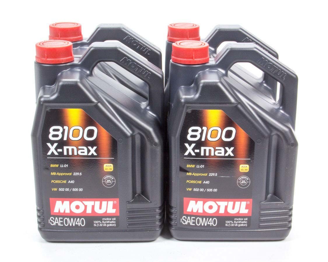 MOTUL USA 8100 X-Max 0w40 Case 4x5 Liter 104533