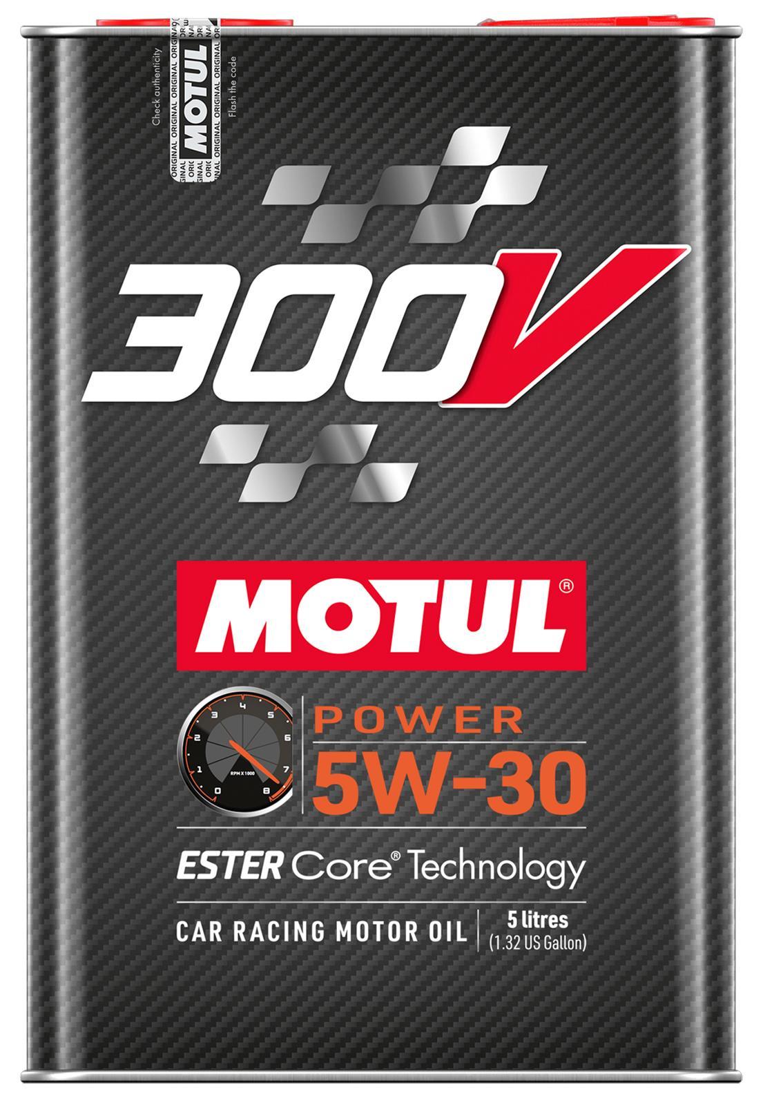 MOTUL USA 300V Power Oil 5w30 5 Liter MTL110815