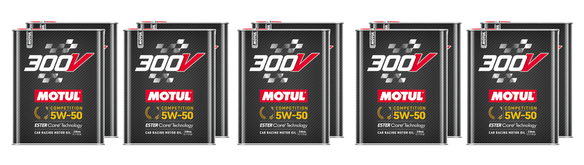 MOTUL USA 300V Competition Oil 5w50 Case 10 x 2 Liter 110859