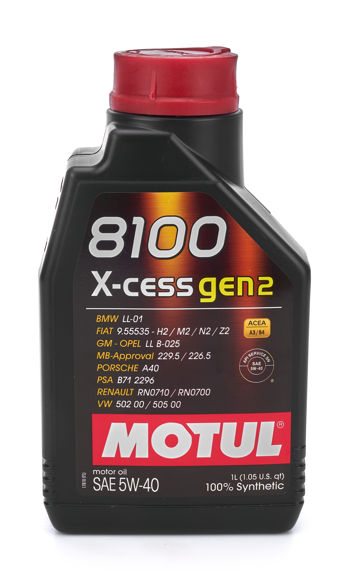 MOTUL USA 8100 X-Cess 5w40 1 Liter MTL110904