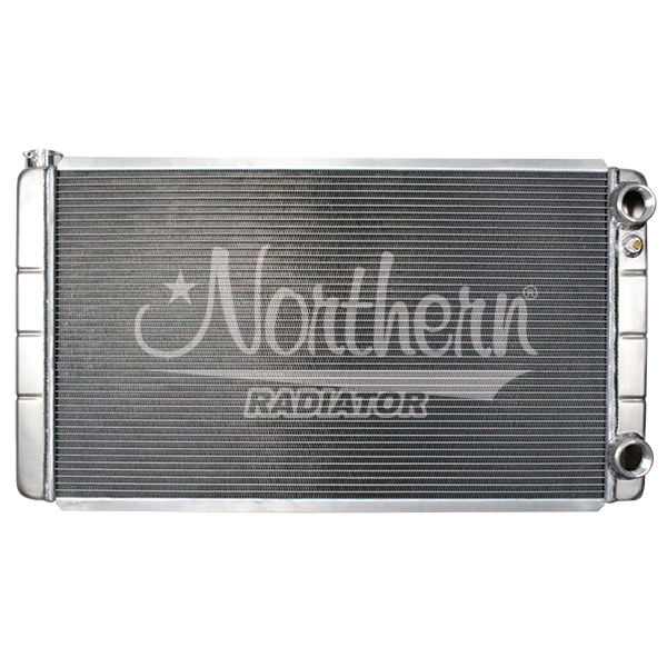 NORTHERN RADIATOR GM Radiator Dual Pass 19 x 35 Changeable Inlet 204131