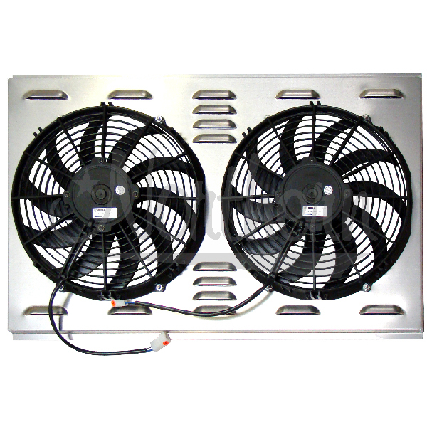 NORTHERN RADIATOR Dual 12in Fans w/Shroud Z40004