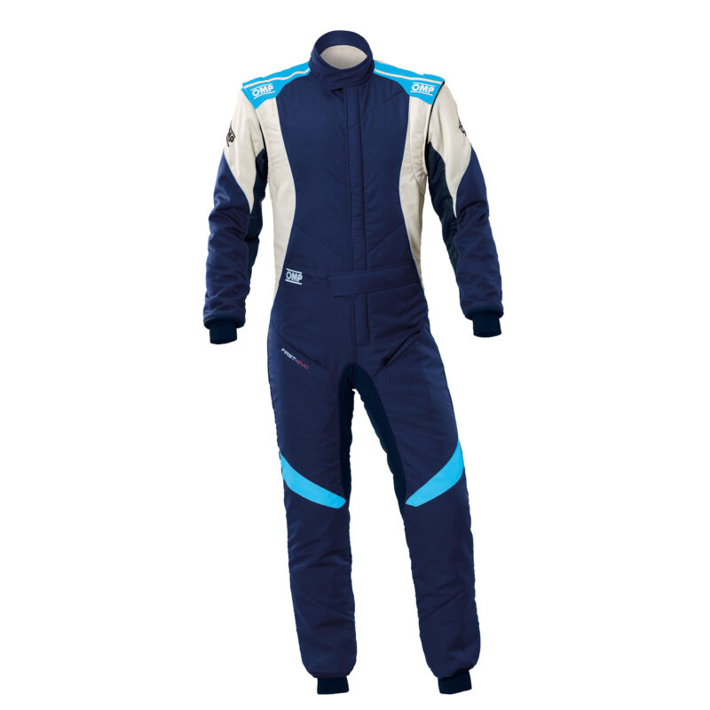 OMP RACING, INC. FIRST EVO OVERALL my2025 FIA 8856-2018 NAVY IA0-1874 ...