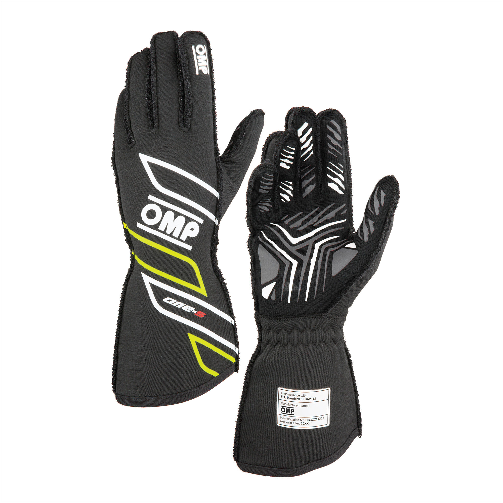 OMP RACING, INC. ONE-S GLOVES my2025 FIA 8856-2018 ANTHRACITE / F IB0 ...