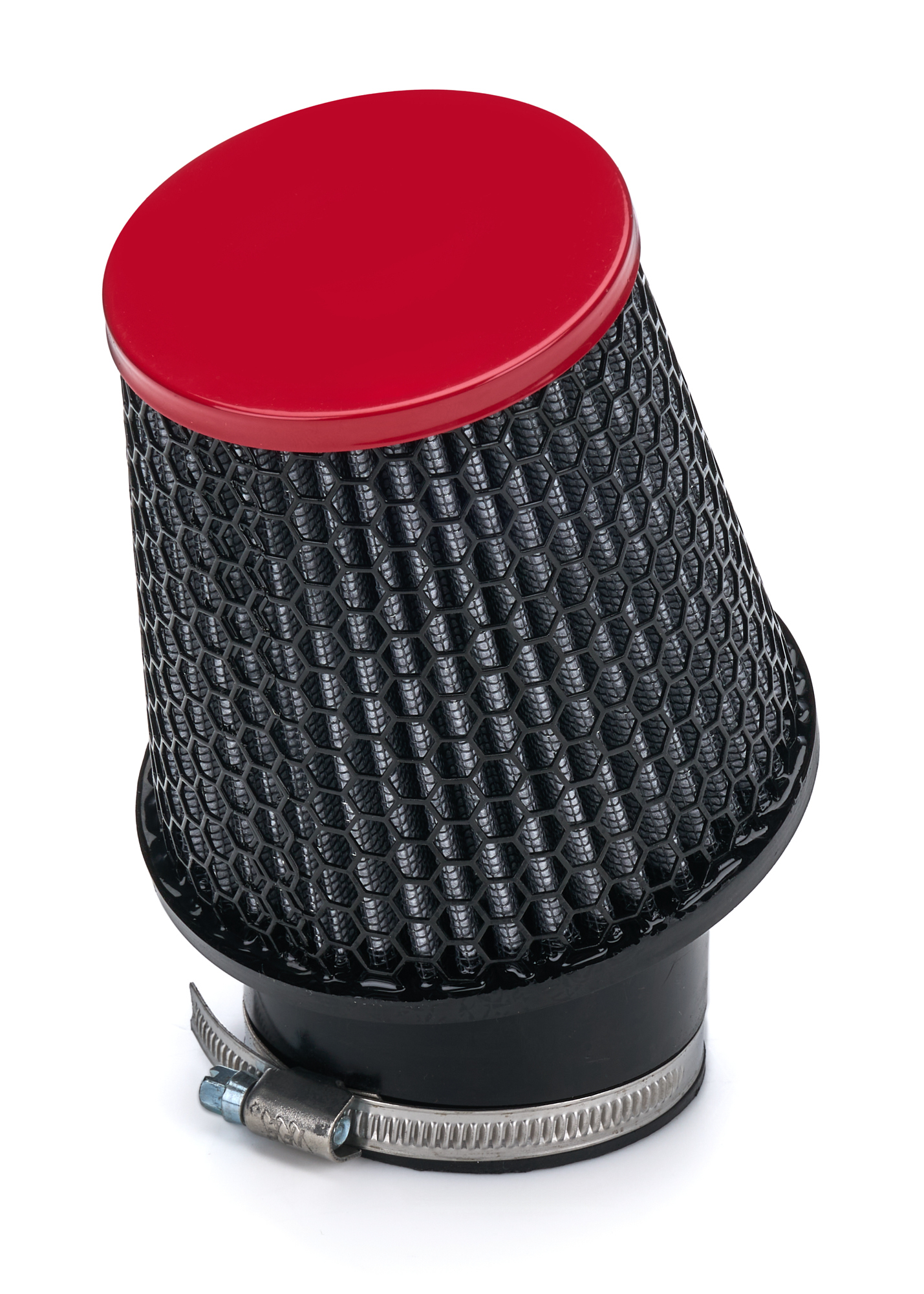 OTR FILTERS Filter Air Kart Asphalt 2.437in Inlet 4in Red CY11000B-RA