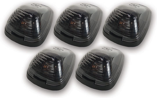 PACER PERFORMANCE Hi-Five Cab Roof Lights Smoke 20-235S