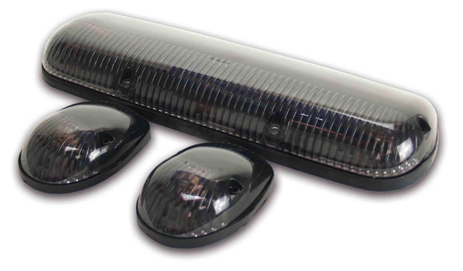 PACER PERFORMANCE Cab Roof Lights Smoke 02-06 GM P/U LED 20-253S