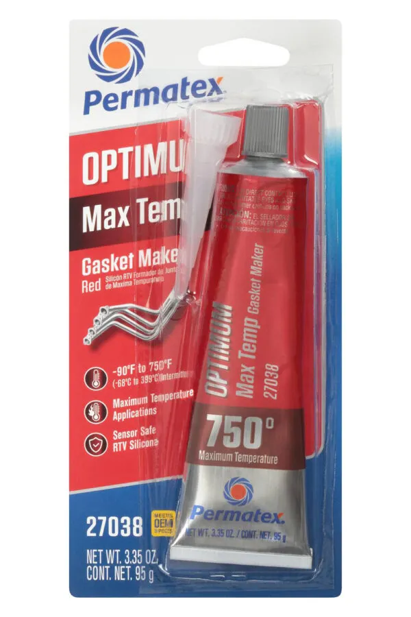 PERMATEX Optimum Red RTV 3 Oz Silicone 27038