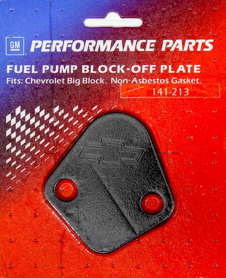 PROFORM BBC Fuel Pump Block-Off Plate Black Crinkle 141-213