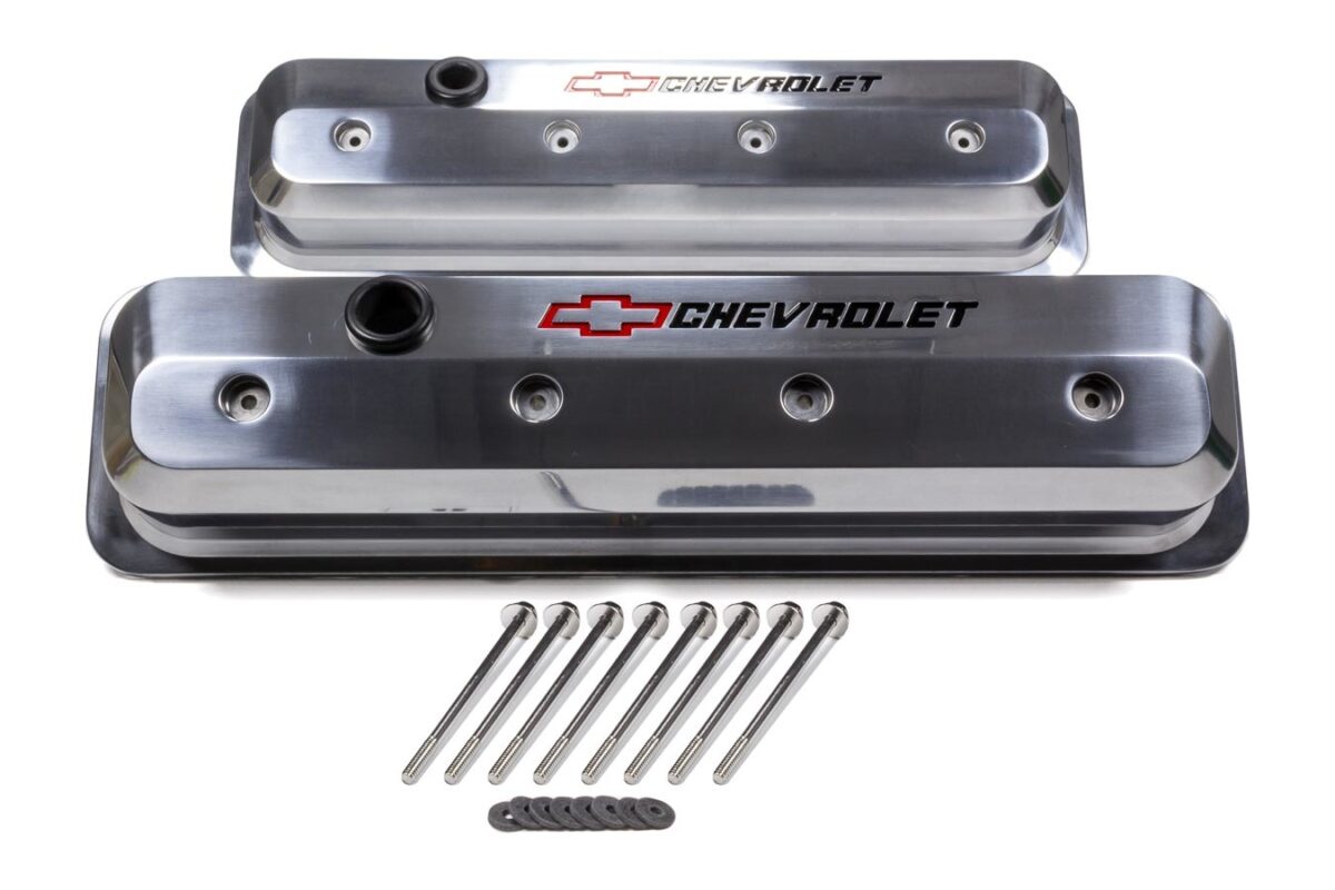 PROFORM SBC Valve Cover Slant Edge Polished 141-843