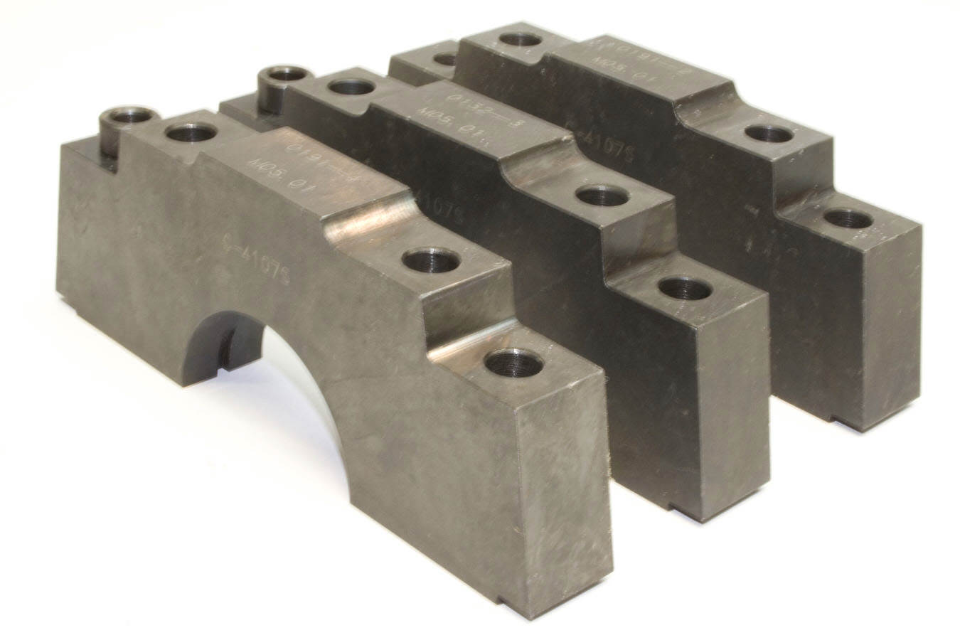 PRW INDUSTRIES, INC. Billet Main Caps Chevy 396-454 2 to 4-Bolt Conv ...