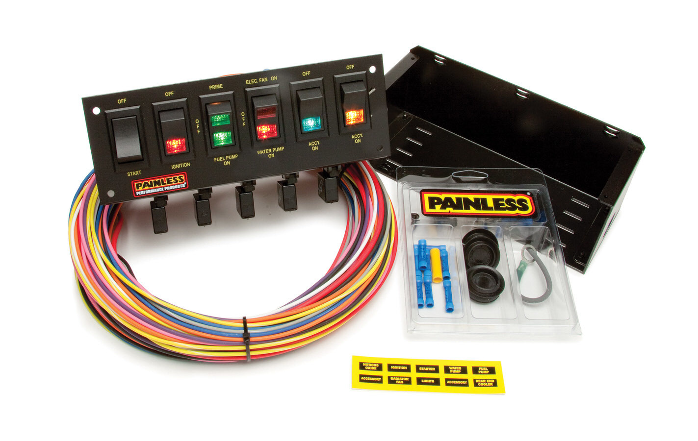 PAINLESS WIRING 6 Switch Rocker Circuit Breaker Panel 50305