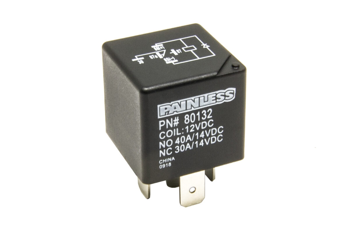 PAINLESS WIRING 40 Amp Single Pole Doubl e Throw Relay 80132