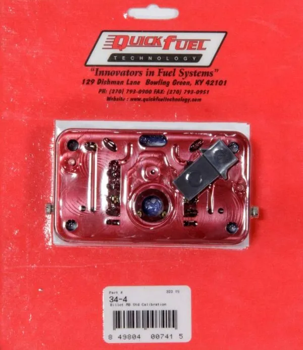 QUICK FUEL TECHNOLOGY Billet Metering Block - Standard Calibration 34-4QFT