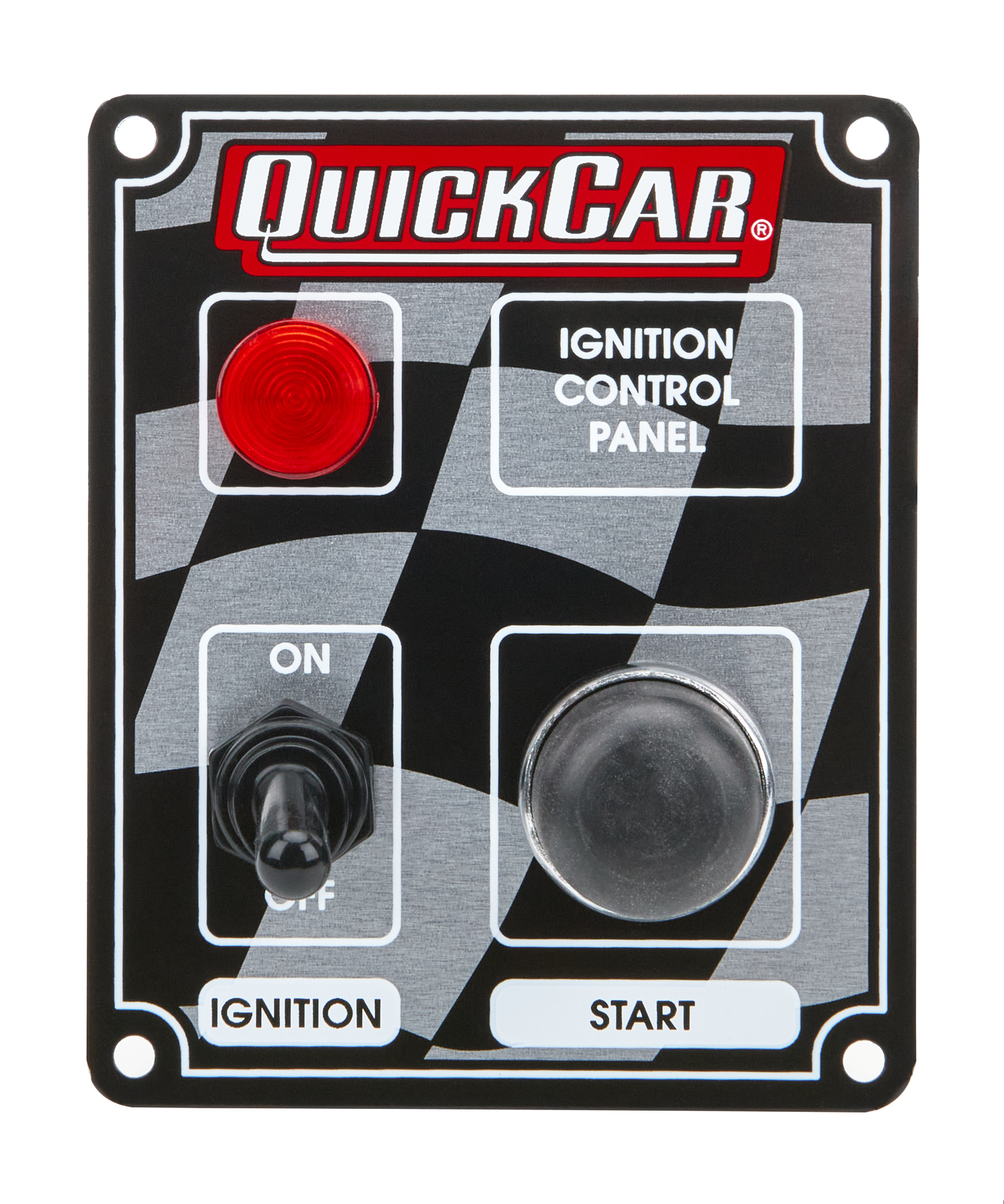 QUICKCAR RACING PRODUCTS Ignition Panel w/Light 50-052