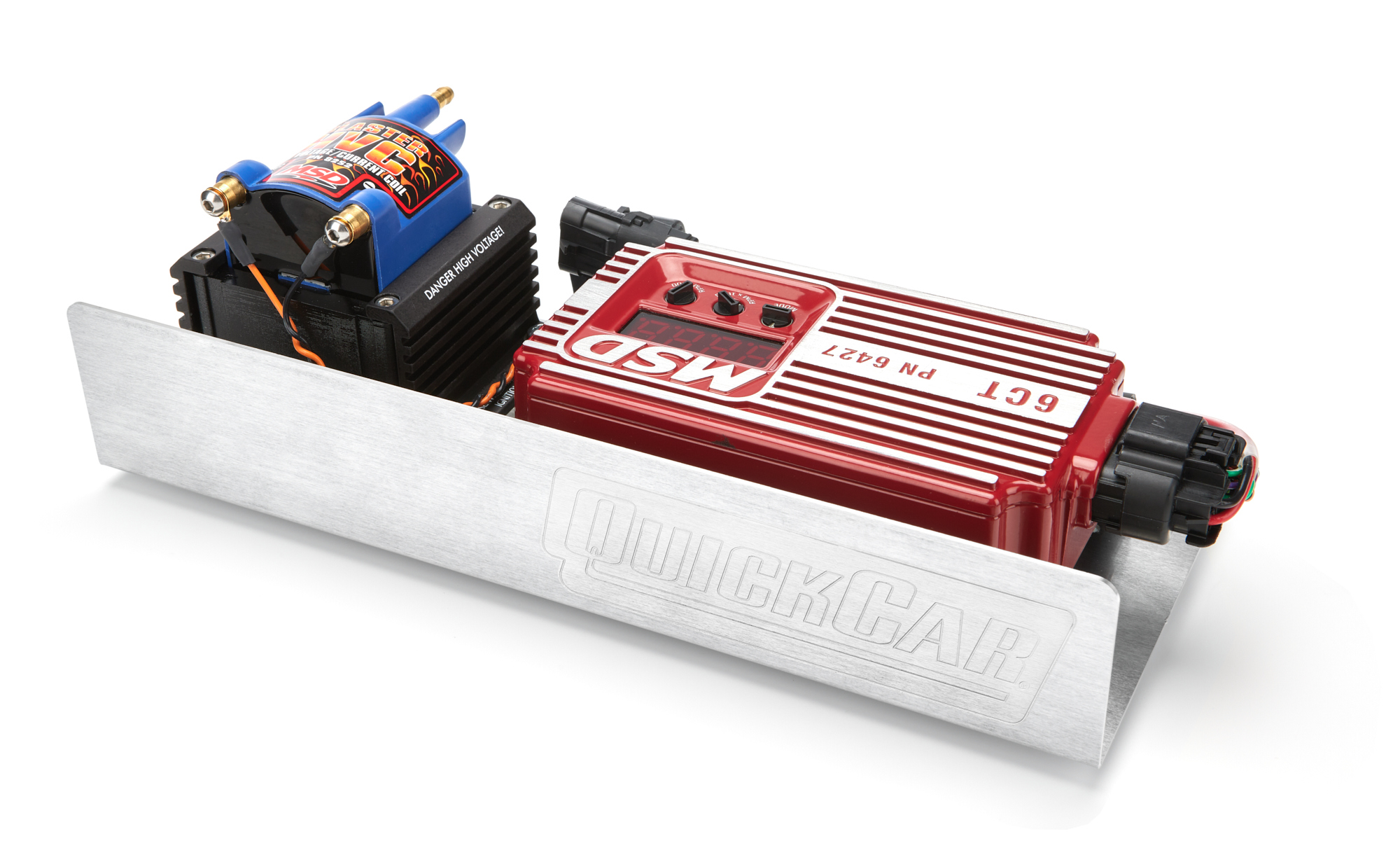 QUICKCAR RACING PRODUCTS MSD 6CT Box/Coil/ Mounting Plate Kit 50-213