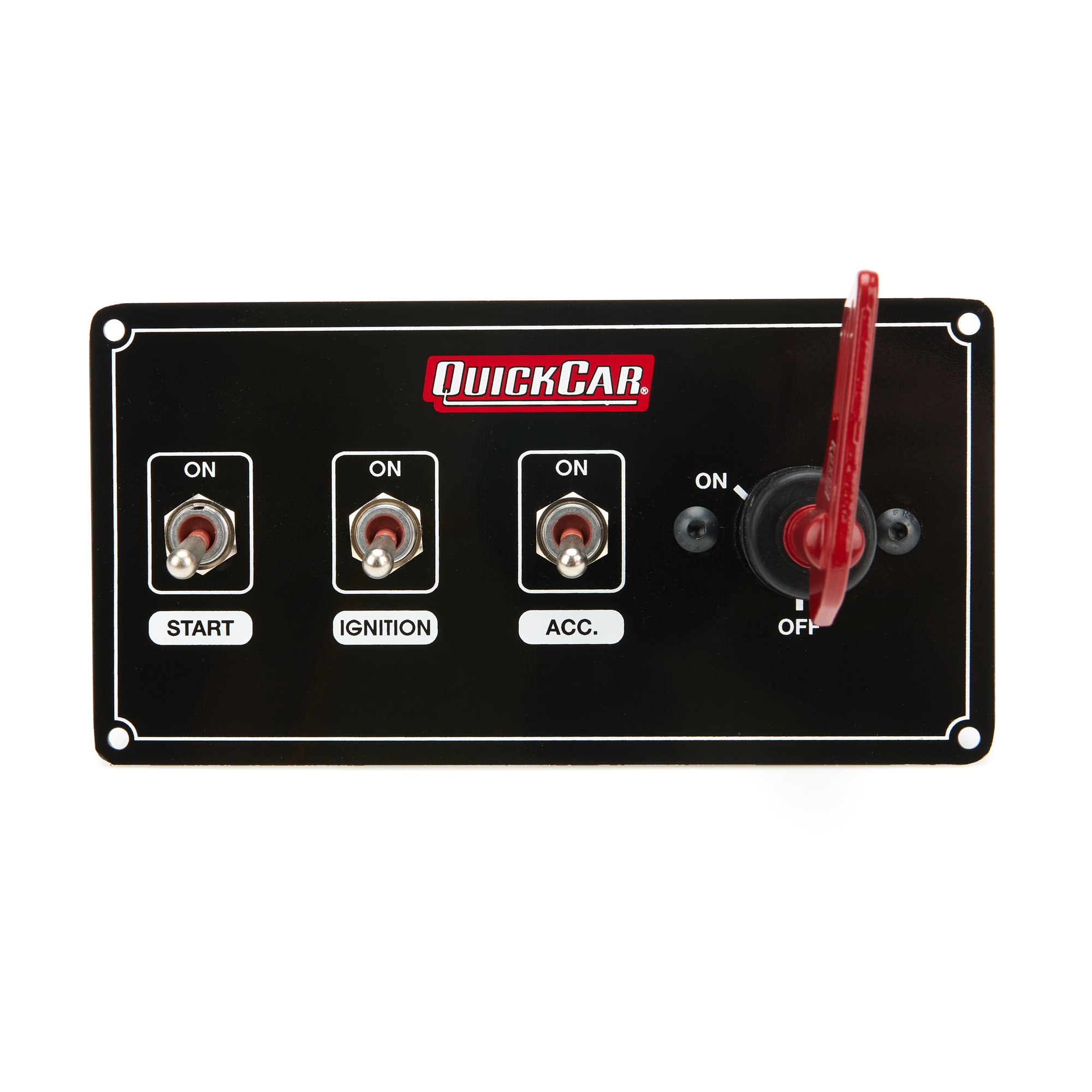 QUICKCAR RACING PRODUCTS Ignition Panel Weather Proof w/ MSD 1 Acc. 55-7330