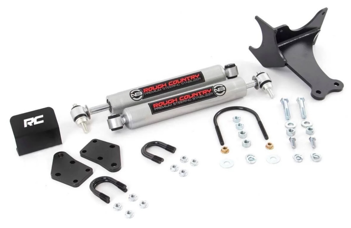 ROUGH COUNTRY Dual Steering Stabilizer Dual 8749130