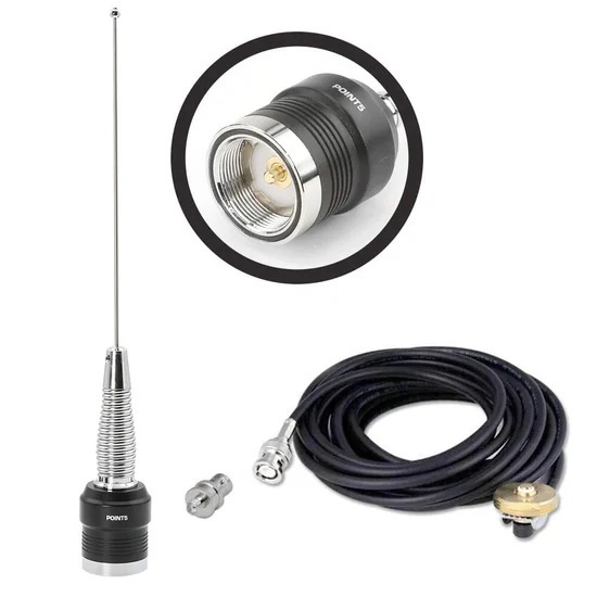 RUGGED RADIOS Antenna Kit UHF External Mount Handheld Radio EXT-ANT-KIT ...