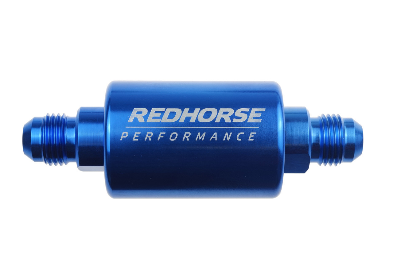 REDHORSE PERFORMANCE 6AN Fuel Filter- Blue 822314