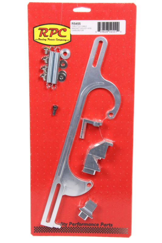 RACING POWER CO-PACKAGED Throttle Cable Bracket 4150 Dominator Carb R5455