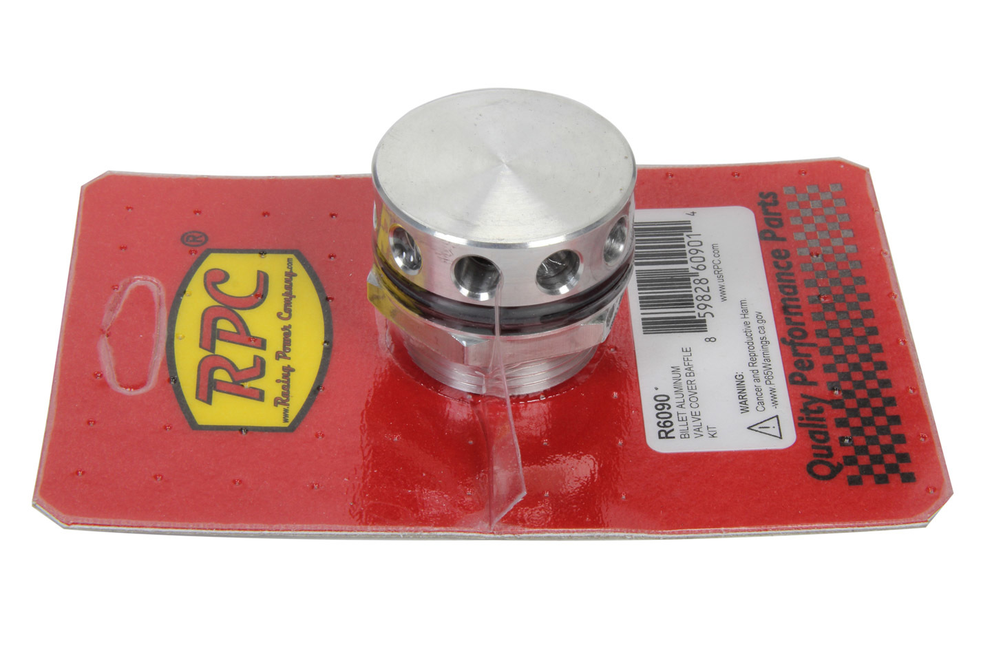 RACING POWER CO-PACKAGED Billet Aluminum Valve Co ver Baffle Kit R6090