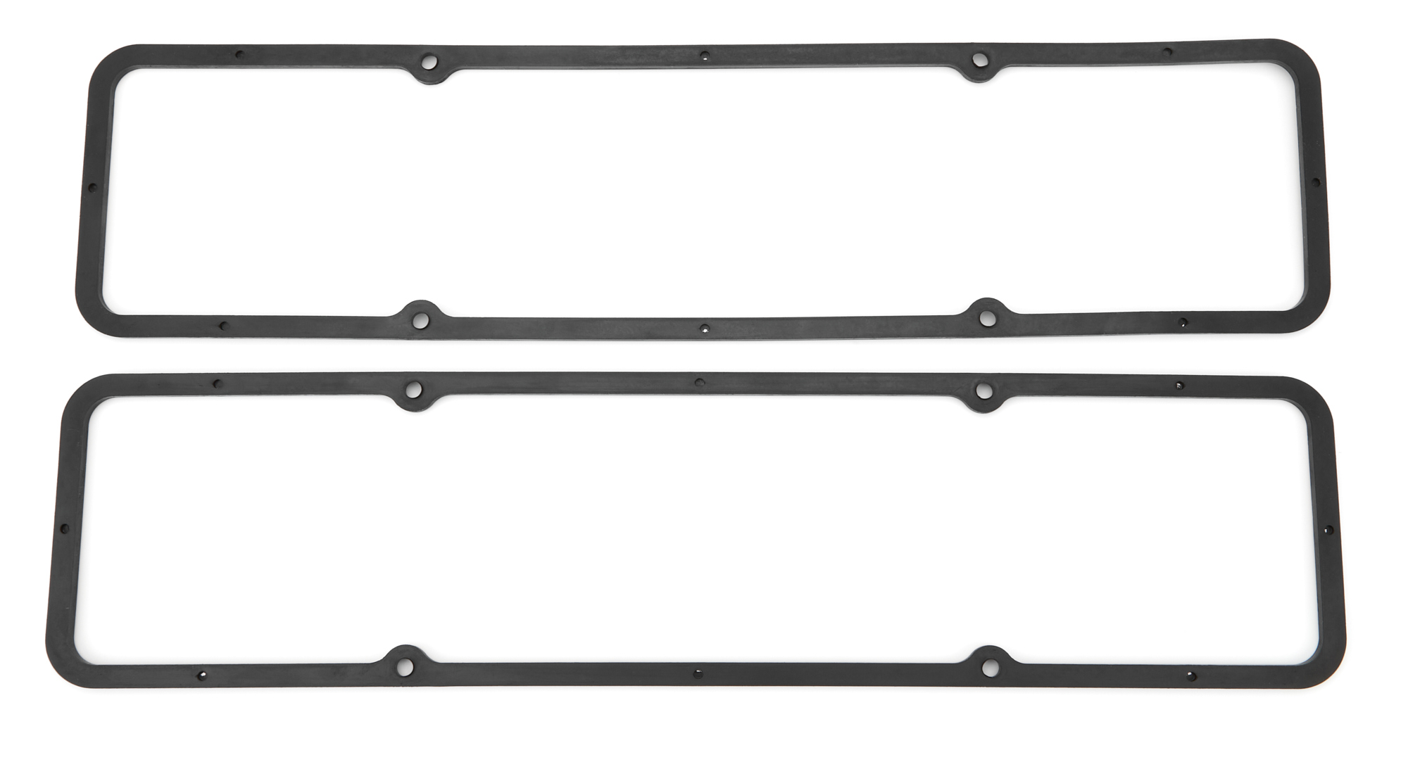 RACING POWER CO-PACKAGED Black Rubber SB Chevy Valve Cover Gaskets Pair ...