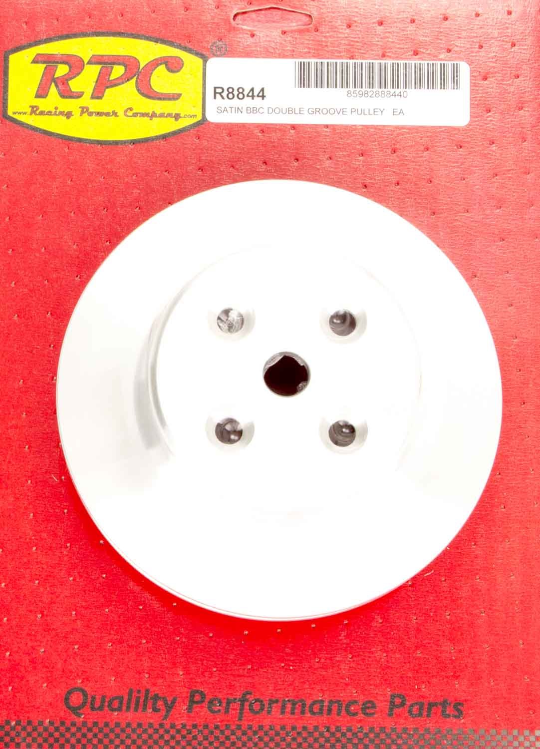 RACING POWER CO-PACKAGED BBC 2 Groove Satin Alum Long W/PPPulley R8844
