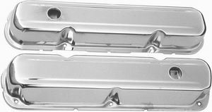 RACING POWER CO-PACKAGED Chrome Steel Valve Cover Chrysler 318-360 ...