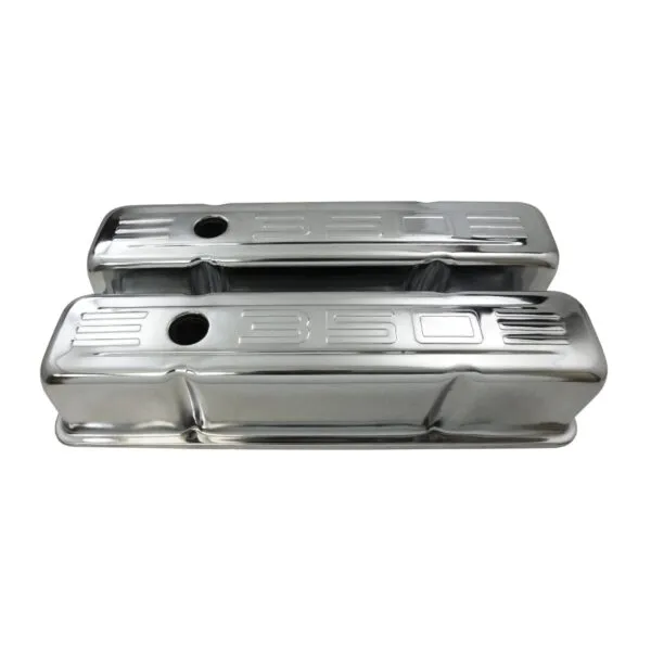 RACING POWER CO-PACKAGED SB Chevy 283-350 Tall Va lve Cover Pair R9841