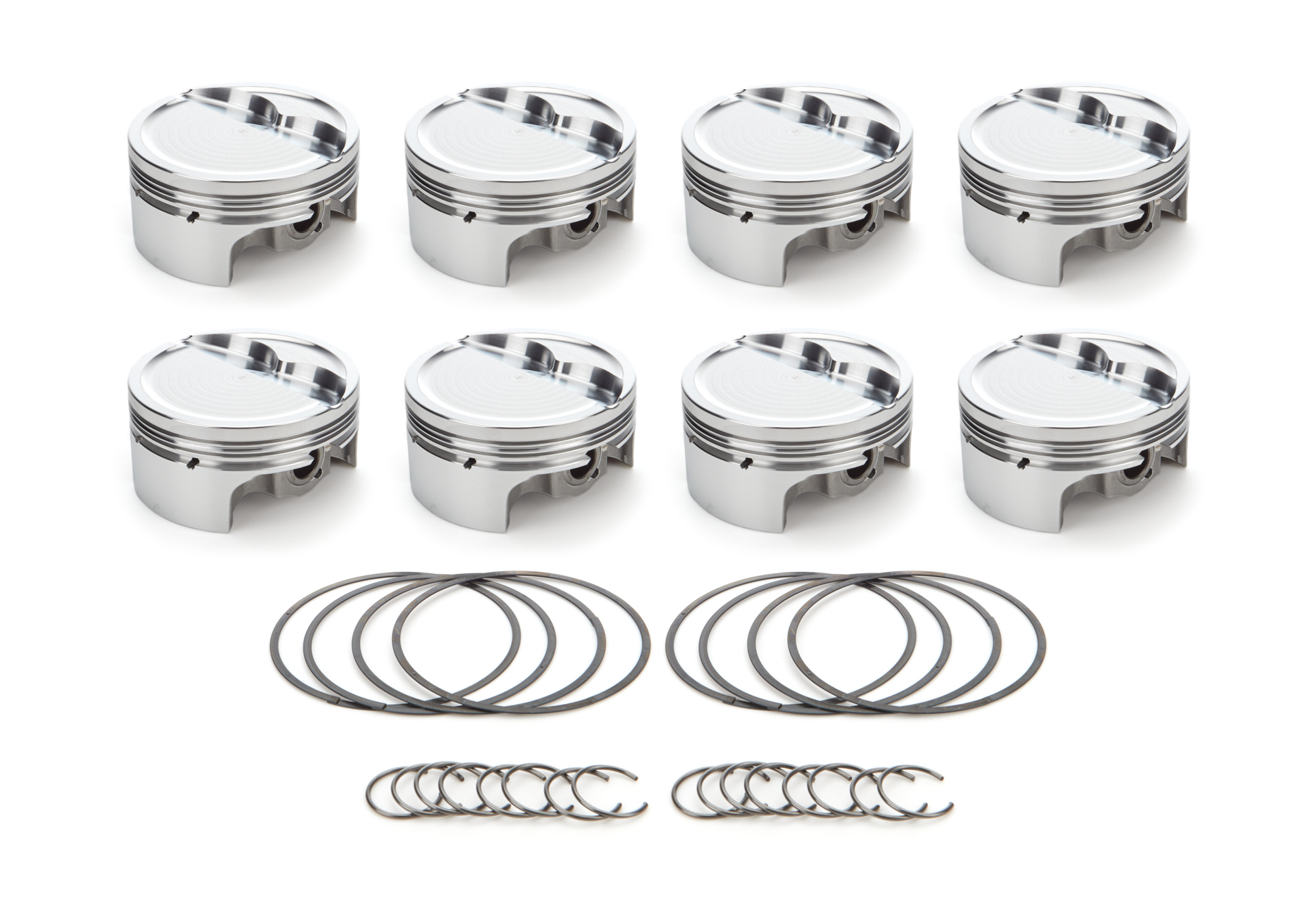 RACE TEC PISTONS SBF Dished Piston Set 4.125 Bore -19.7cc 1000385