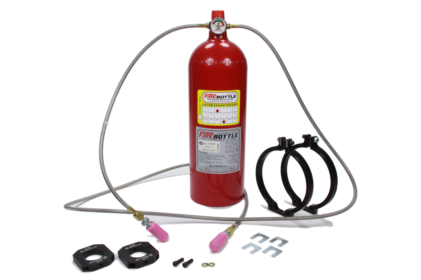 SAFETY SYSTEMS Fire Suppression System 10lb Auto Only 2 Nozzles PFC-1002-N